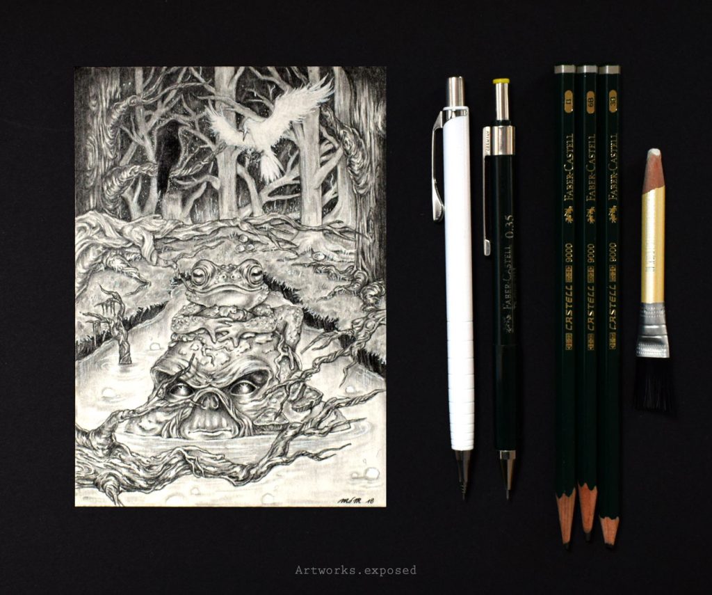 Drawlloween Days 25 to 28 - Artworks Exposed